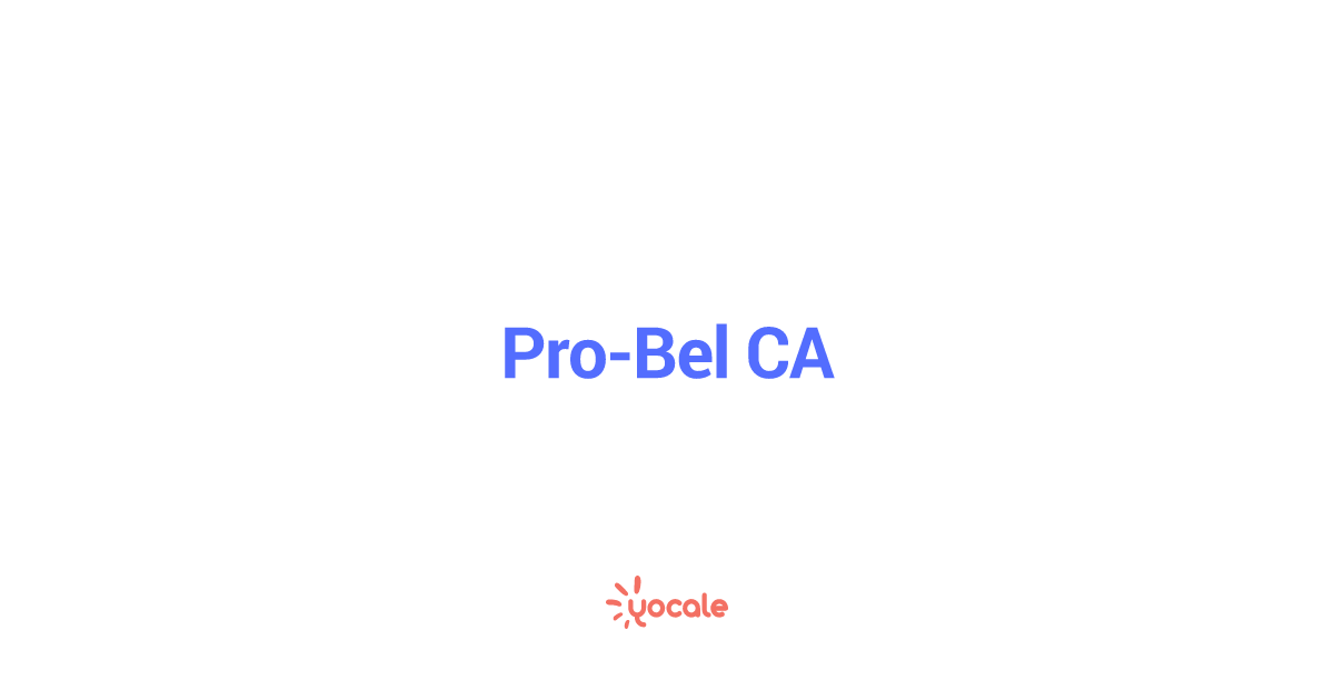 Pro-Bel CA - Yocale